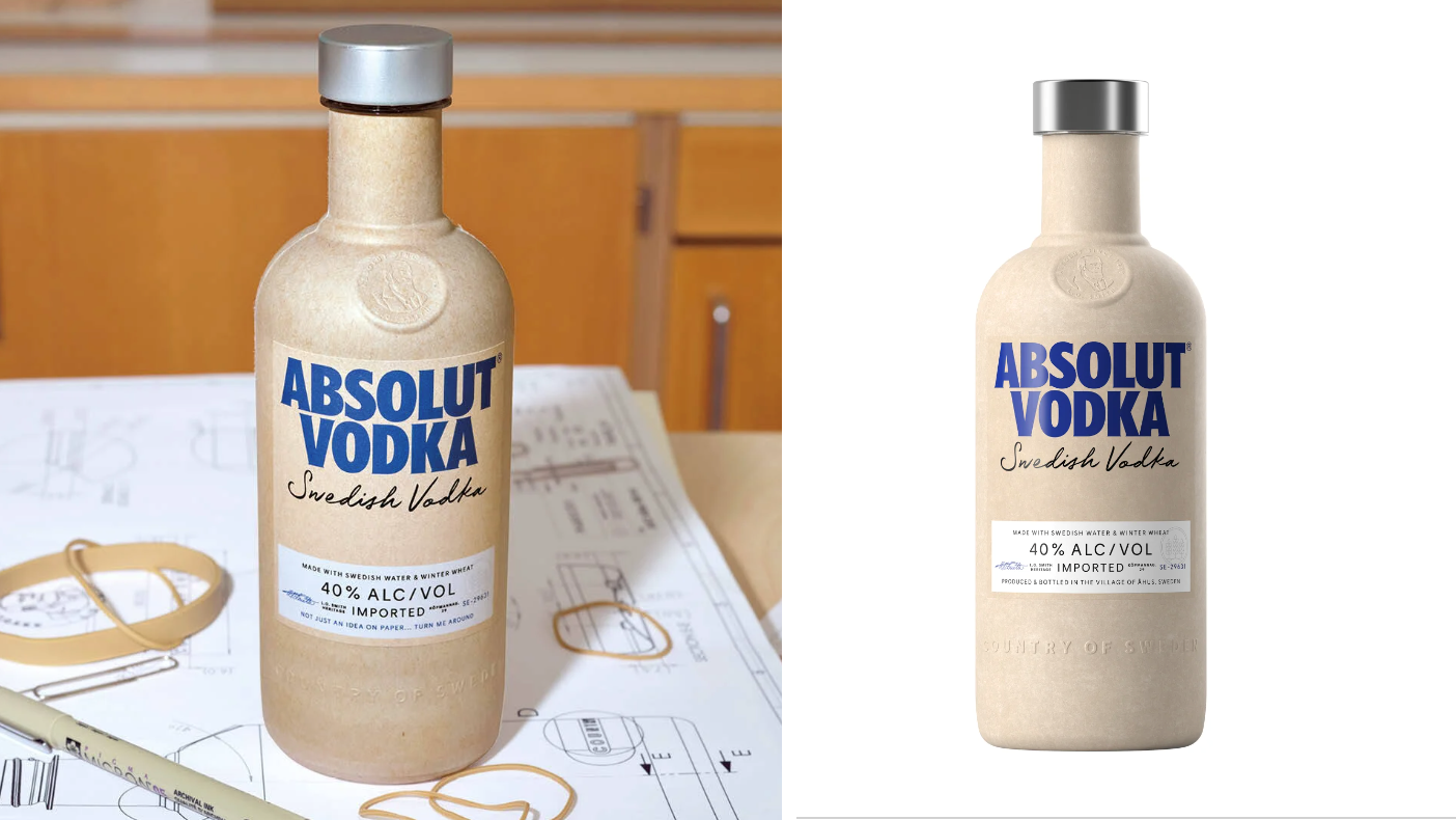 Absolut lanserar halvfärdig pappersflaska – bara i begränsad upplaga ...